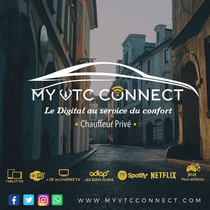 VTC Connecté Le Digital au service du confort ! MY VTC CONNECT